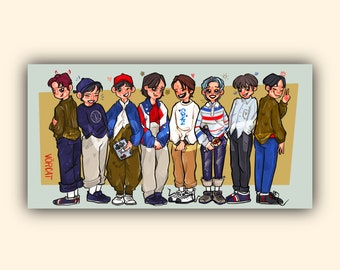 Straykids Han Jisung Sticker Pack SKZ - Etsy