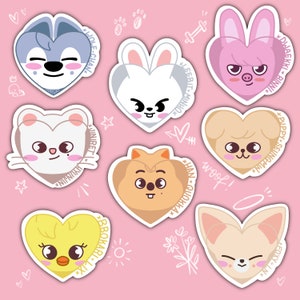 Sticker Pack Skzoo 8 Pack Straykids SKZ - Etsy