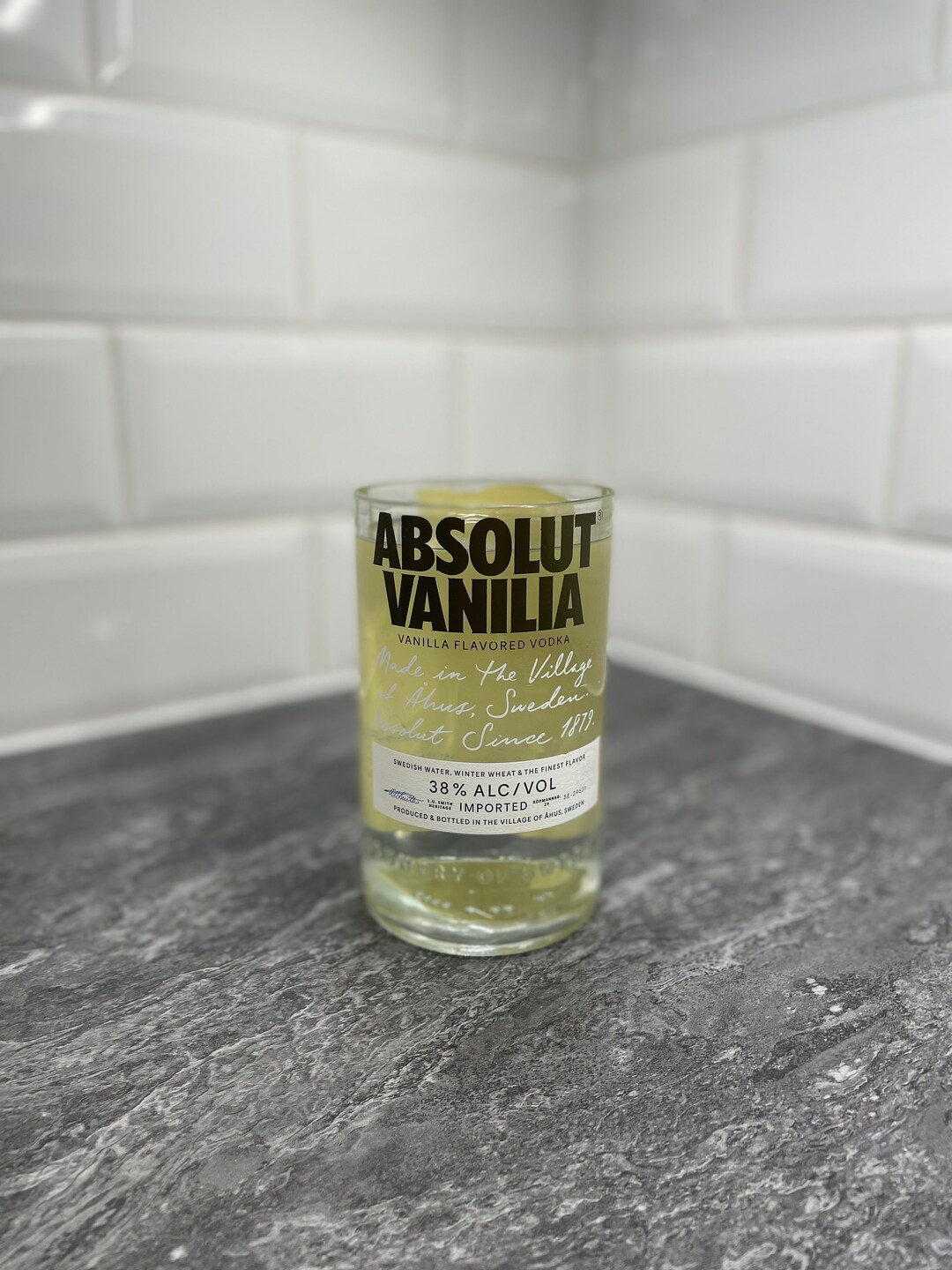 Absolut Vodka Glass: A Unique and Sustainable Way to Enjoy - Etsy