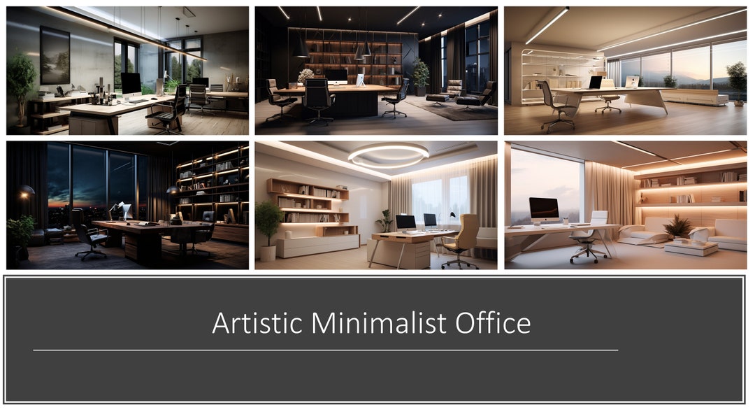 Artistic Minimalist | Virtual Background Pack | Backdrop | Office ...