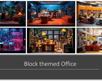 Contemporary Virtual Background Pack Backdrop Office Background Teams ...