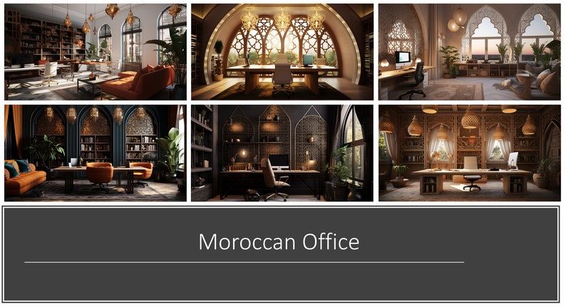Moroccan | Virtual Background Pack | Backdrop | Office Background ...
