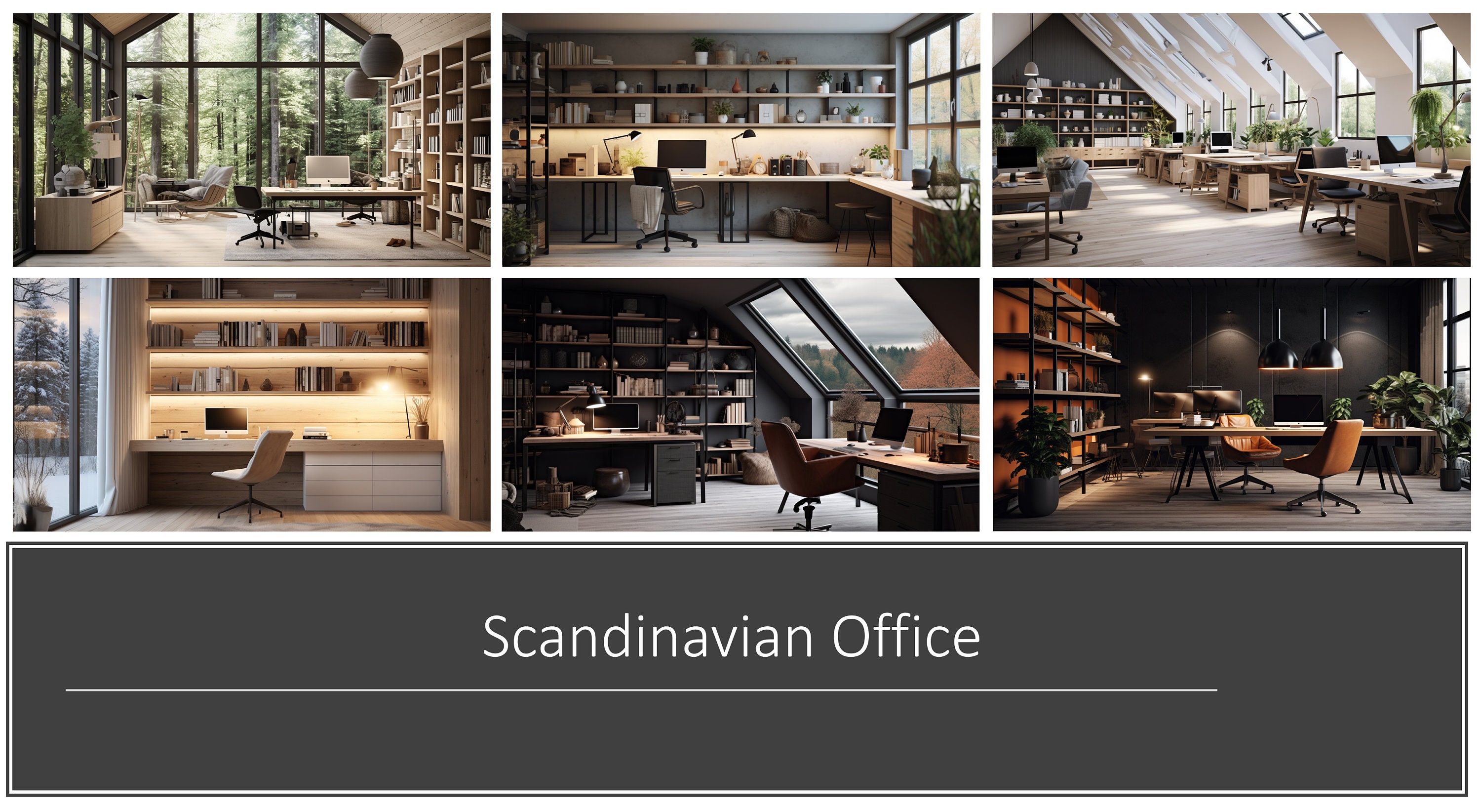 Scandinavian | Virtual Background Pack | Backdrop | Office Background ...