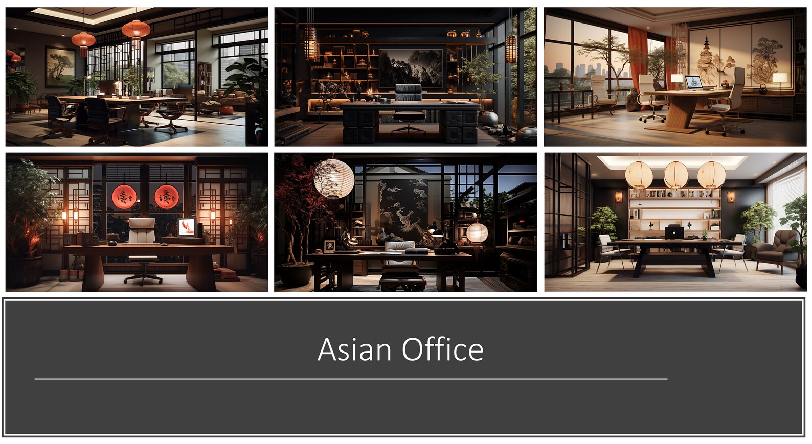 Asian | Virtual Background Pack | Backdrop | Office Background | Teams ...