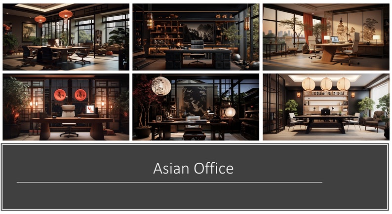 Asian | Virtual Background Pack | Backdrop | Office Background | Teams ...