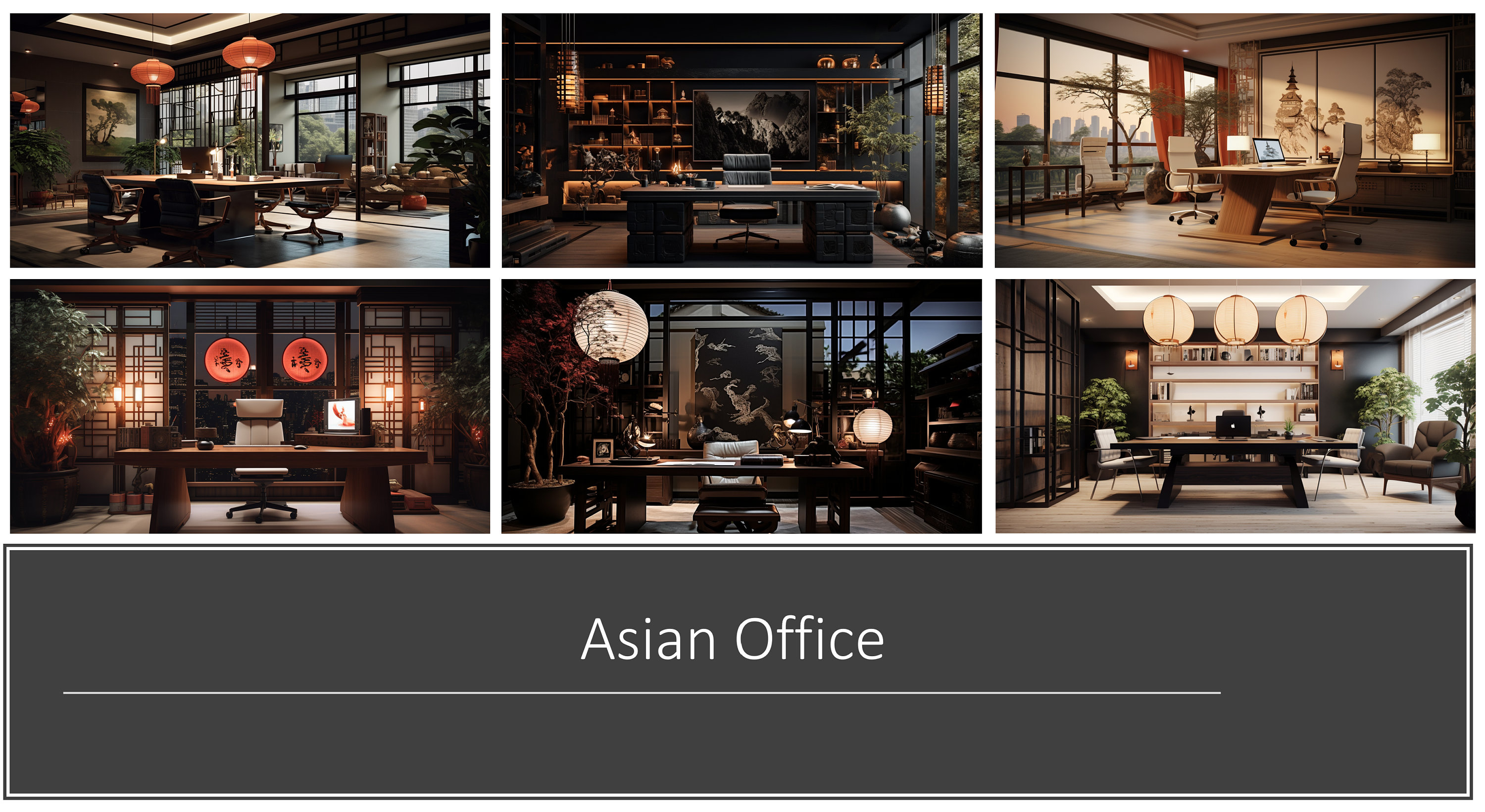 Asian | Virtual Background Pack | Backdrop | Office Background | Teams ...