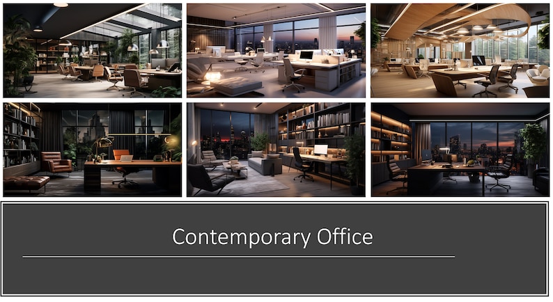 Contemporary | Virtual Background Pack | Backdrop | Office Background ...