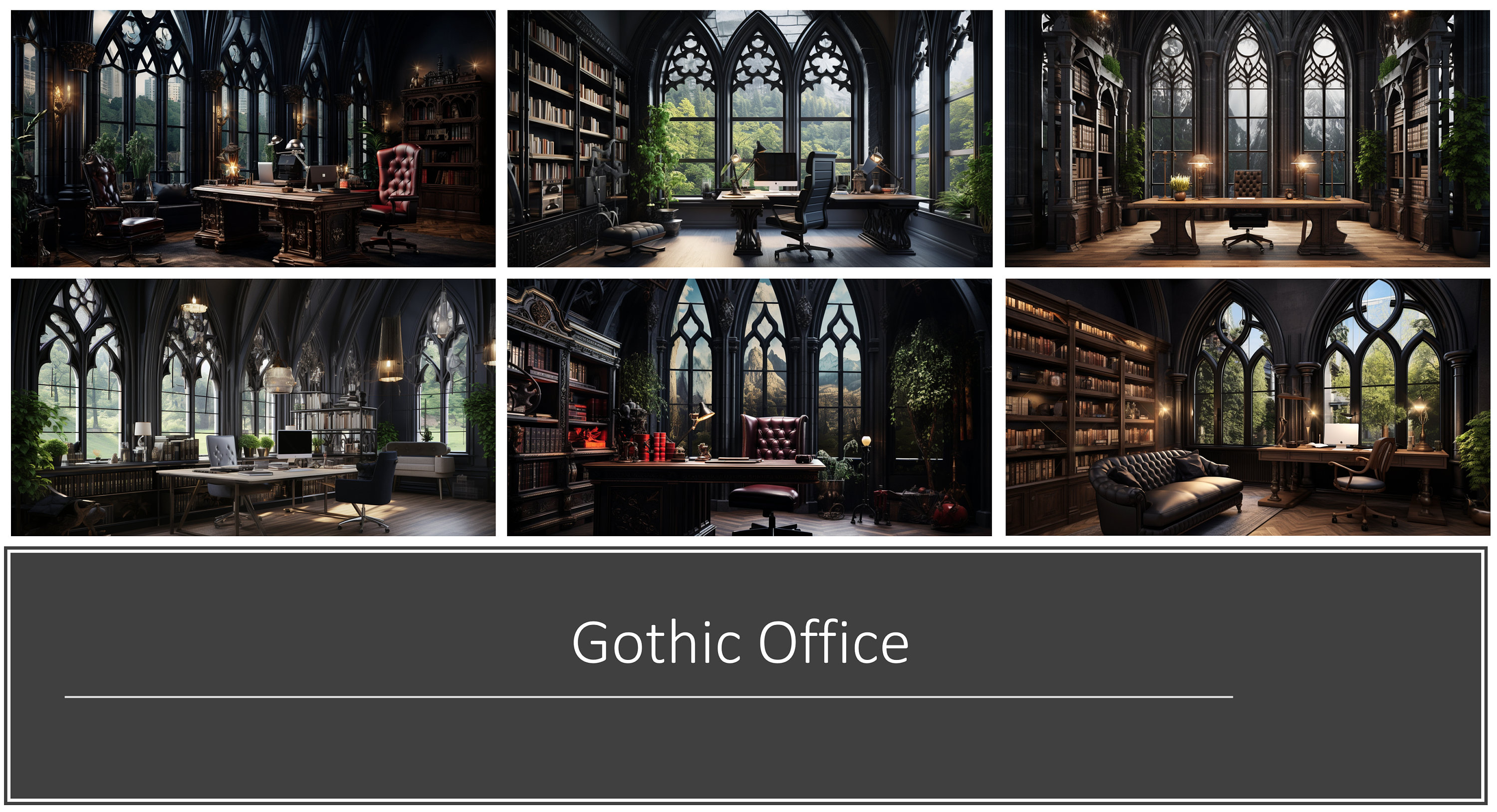 Gothic | Virtual Background Pack | Backdrop | Office Background | Teams ...