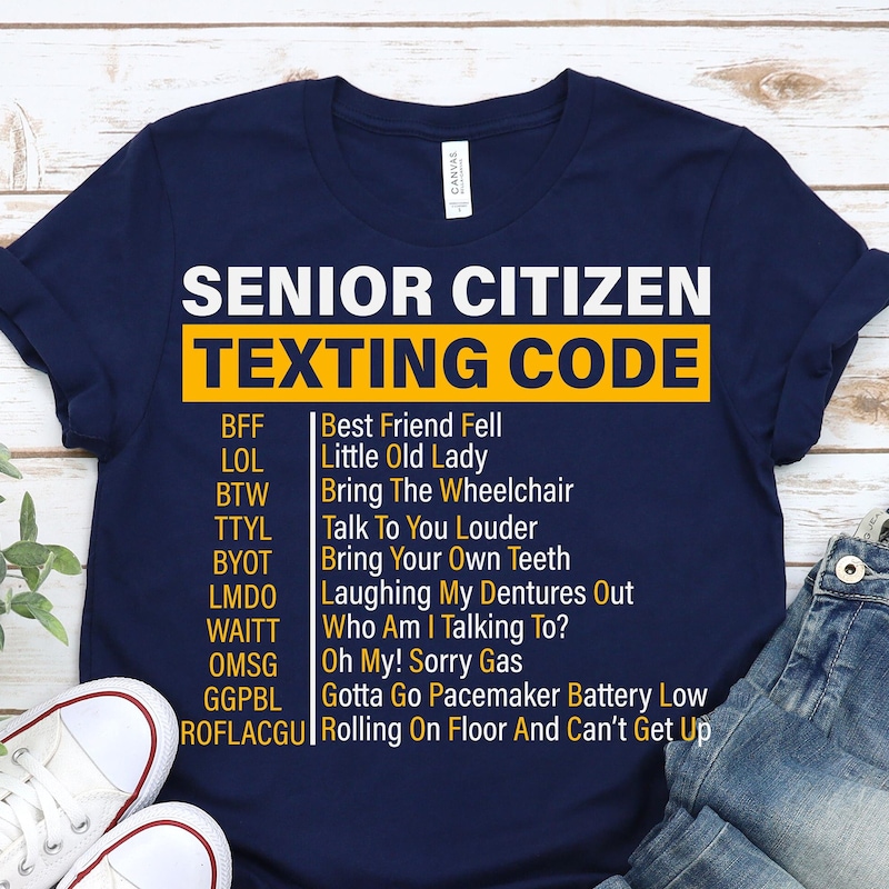 Funny Senior Citizen Tshirts - Etsy