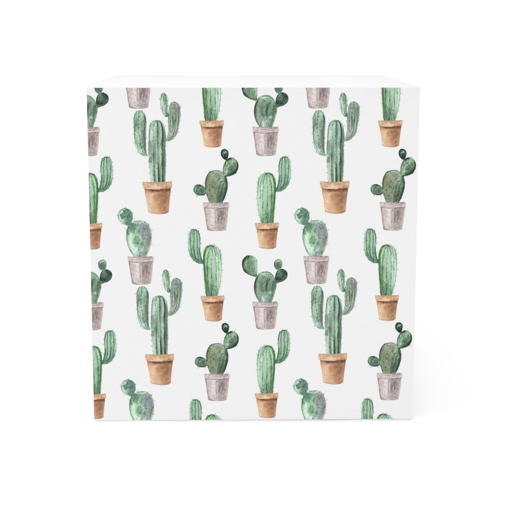 CACTUS NOTE CUBE Cactus Sticky Notes Succulent Notepad - Etsy