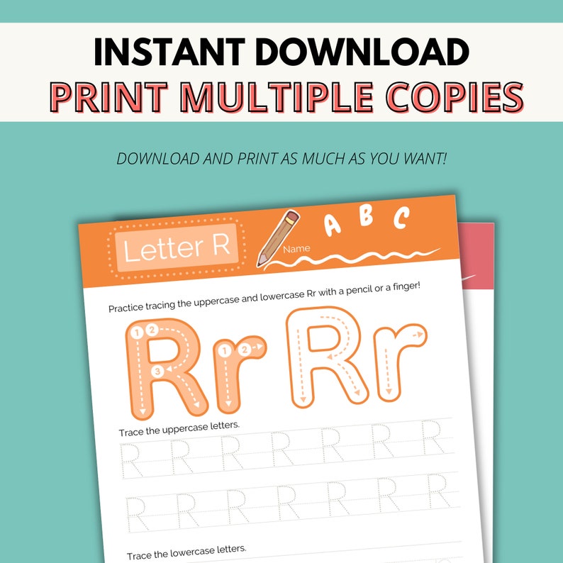 43 Phonics Worksheets, Letter Tracing, Tracing Worksheets, Tracing ...