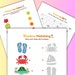 Printable Counting and Matching Activities, Summer Counting and ...