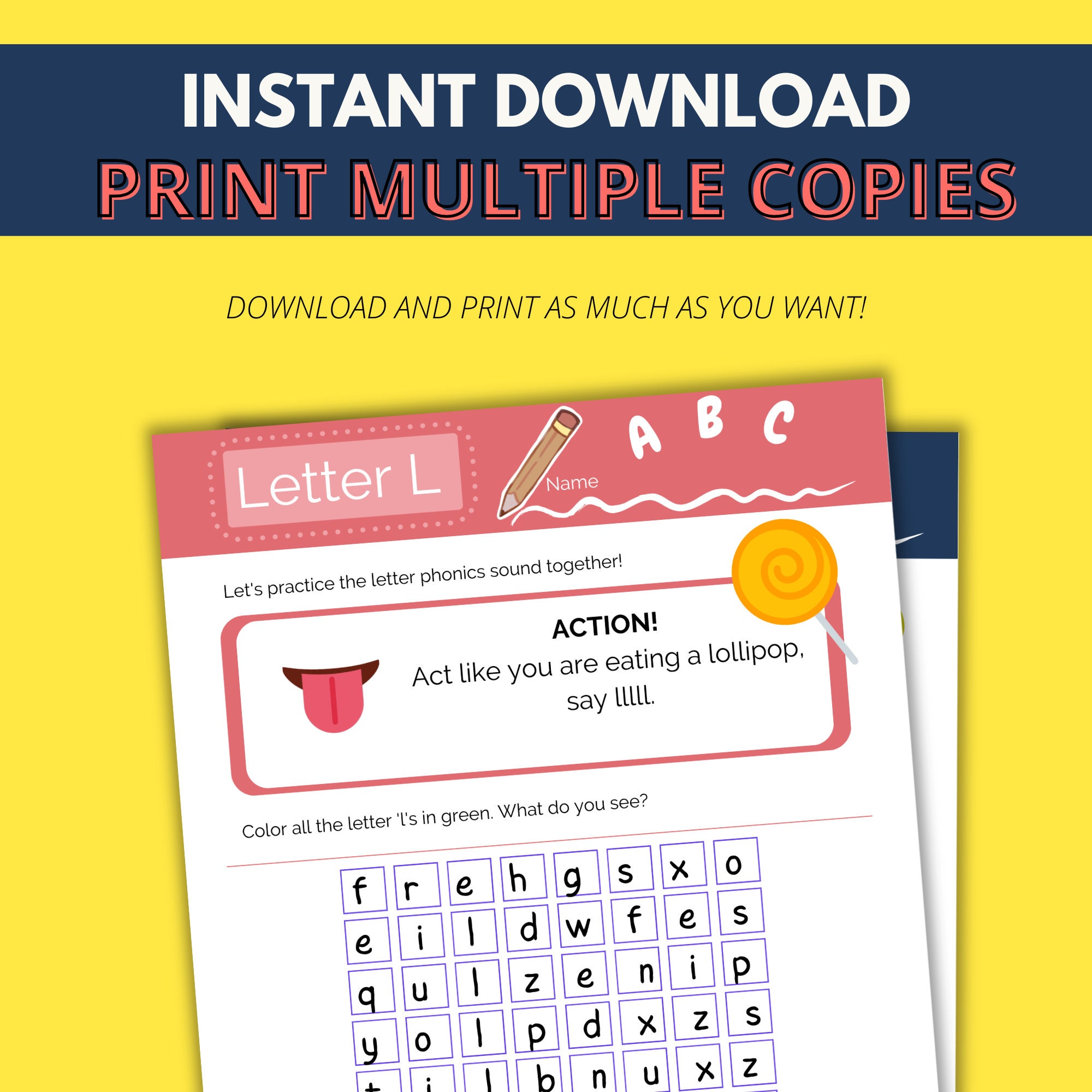 Letter Sounds and Actions Workbook, Phonics Actions , Letter Actions ...