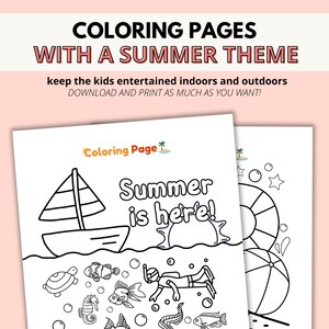 Summer Activity Printables, Summer Activity Pack, Summer Activity ...