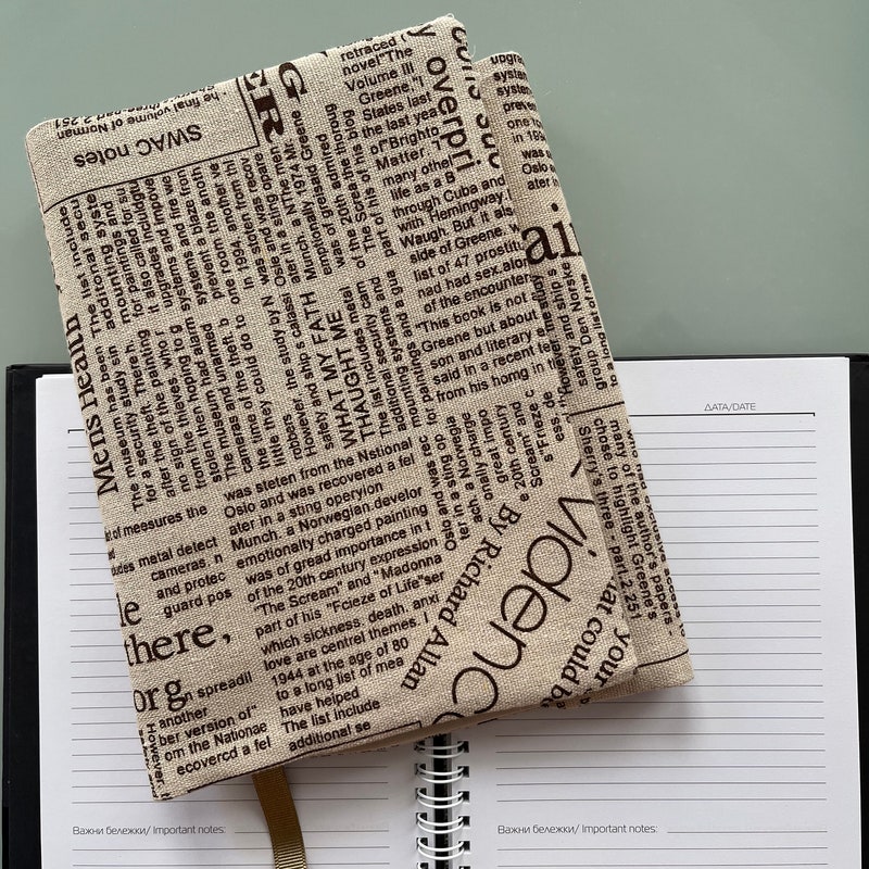 Fabric Book Cover - Etsy