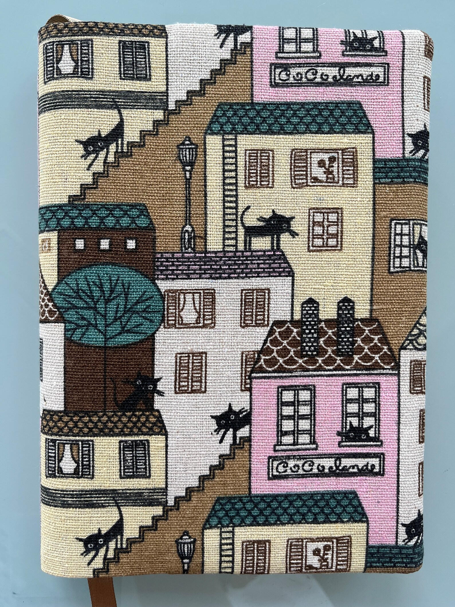 Fabric Planner Cover, Fabric Book Cover, Book Clothing, Book Protector ...