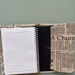 Fabric Planner Cover, Fabric Book Cover, Book Clothing, Book Protector ...