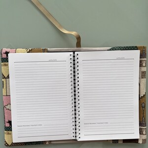 Fabric Planner Cover, Fabric Book Cover, Book Clothing, Book Protector ...