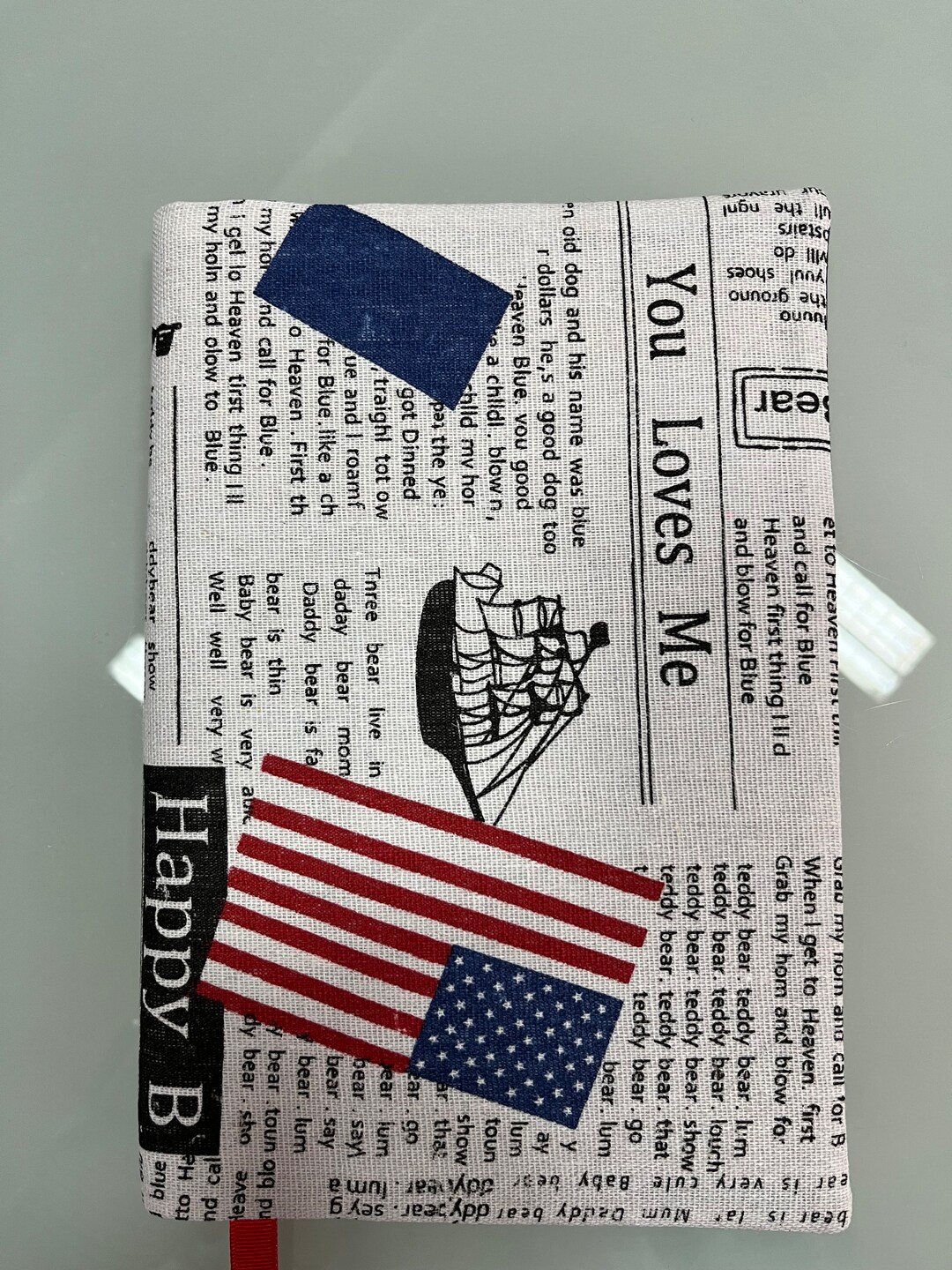 Fabric Planner Cover, Fabric Book Cover, Book Clothing, Book Protector ...