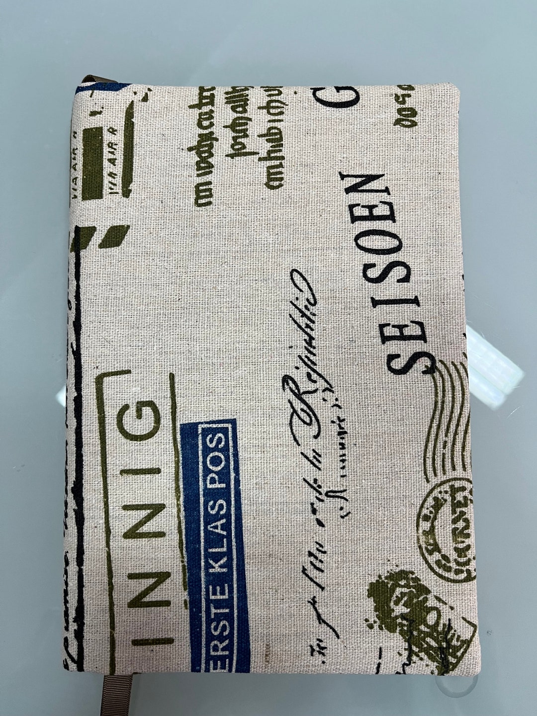 Fabric Planner Cover, Fabric Book Cover, Book Clothing, Book Protector ...