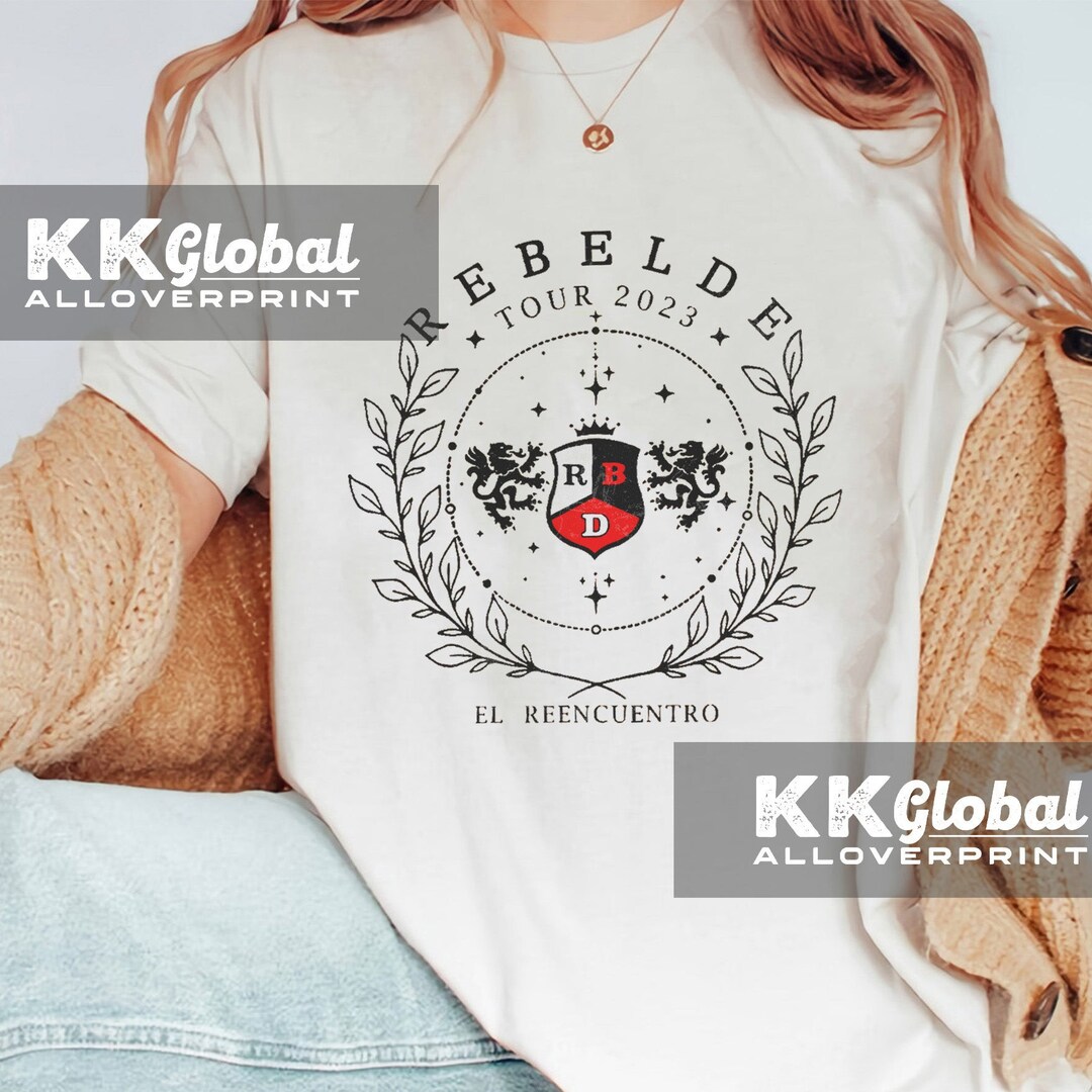 RBD Rebelde Tour 2023 Shirt Rebelde Tour Shirt RBD Touring - Etsy