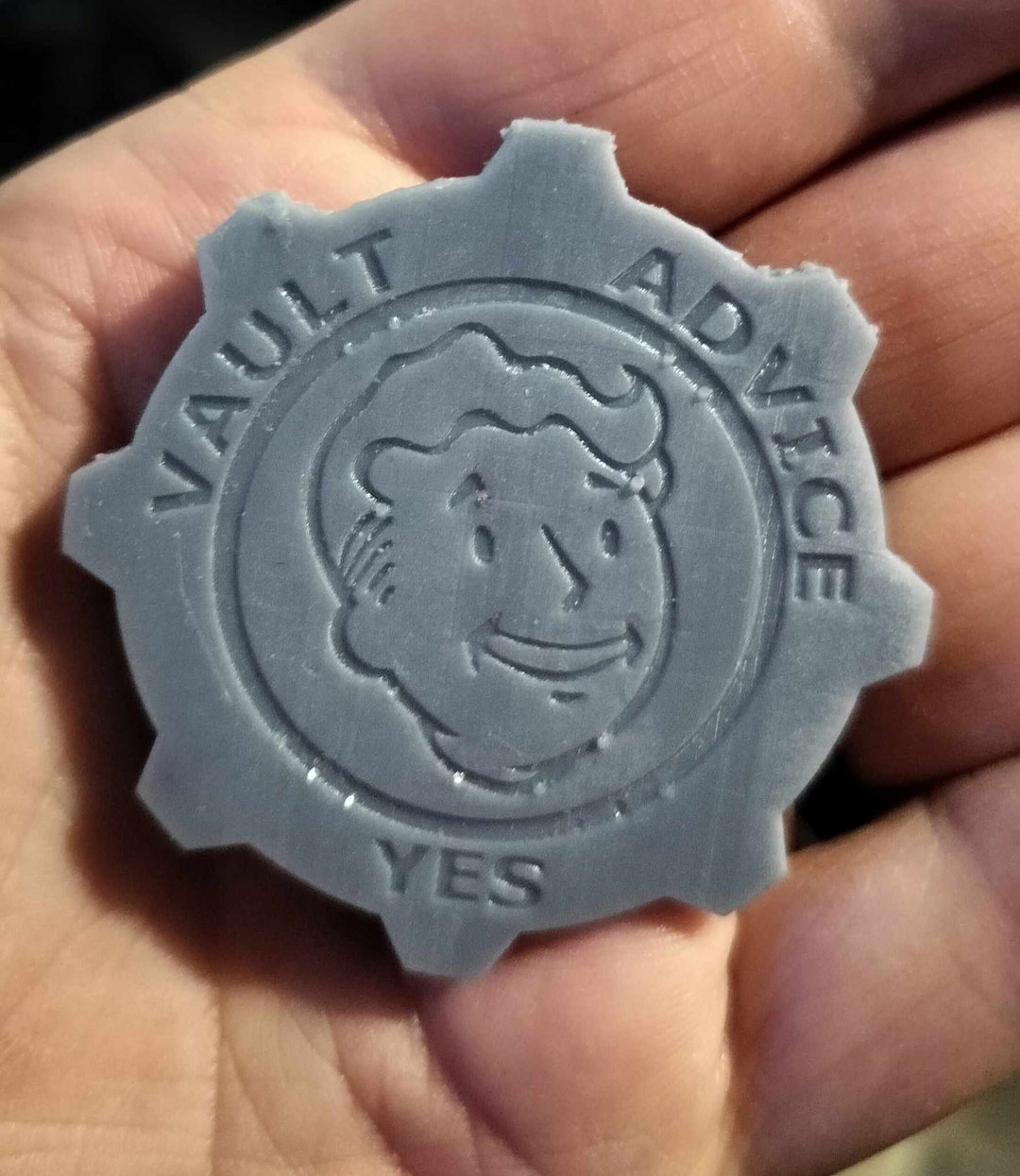 Unofficial 3D Printed Vault Boy Advice Coin - Etsy