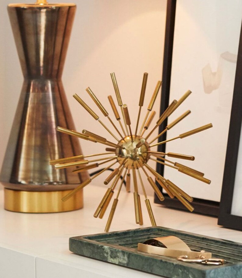 Metal Sputnik Decorative Piece Design of the Iconic First Satellite - Etsy