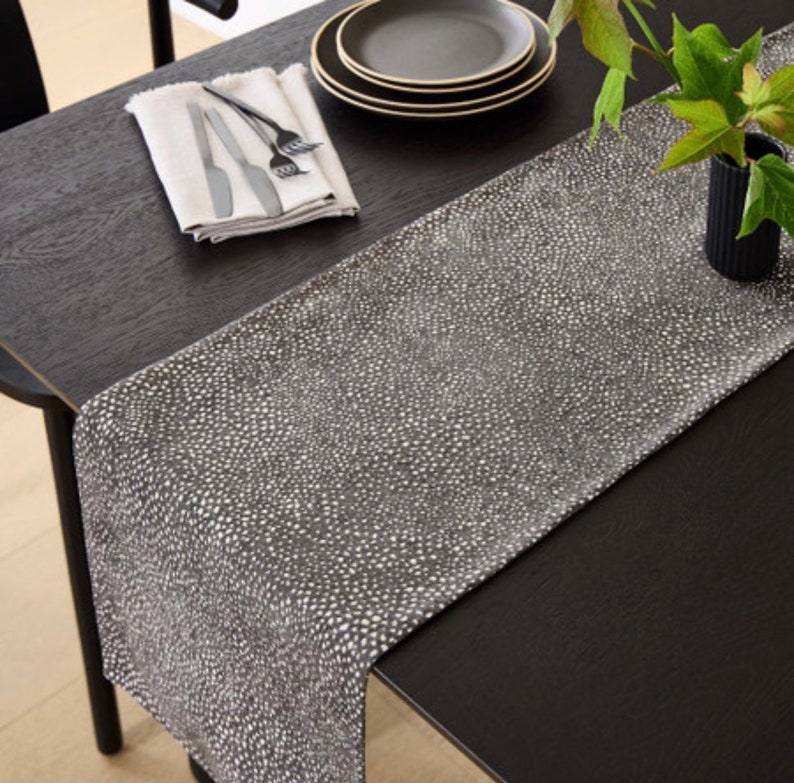 Animal Dot Table Runner Rustic yet Contemporary Dining Table Accessory ...