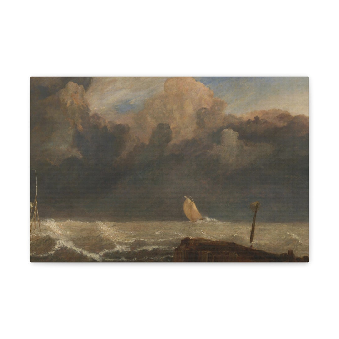 Port Ruysdael - 1827 by Joseph Mallard William Turner | Print on Canvas ...