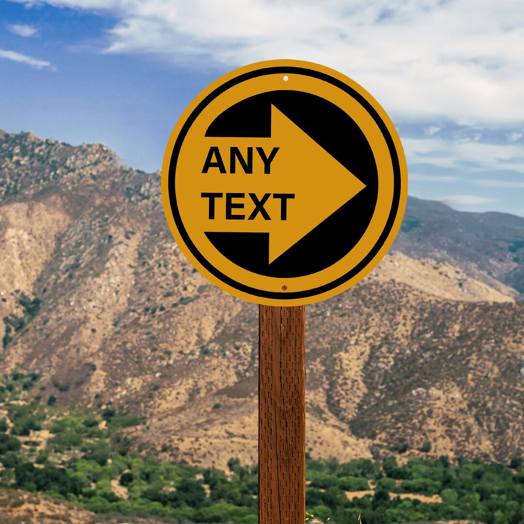 Custom Text Customize Your Own Yellow Street Sign, Personalized Street ...