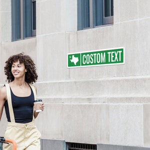 Personalized Green Street Sign, Custom Text Customize Your Own Green ...