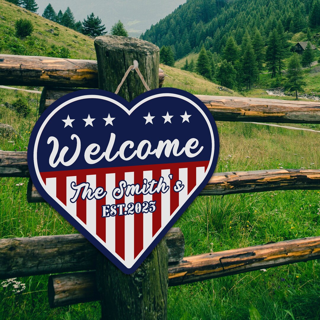 Personalized National Park Sign,personalized Family Name Sign, National ...