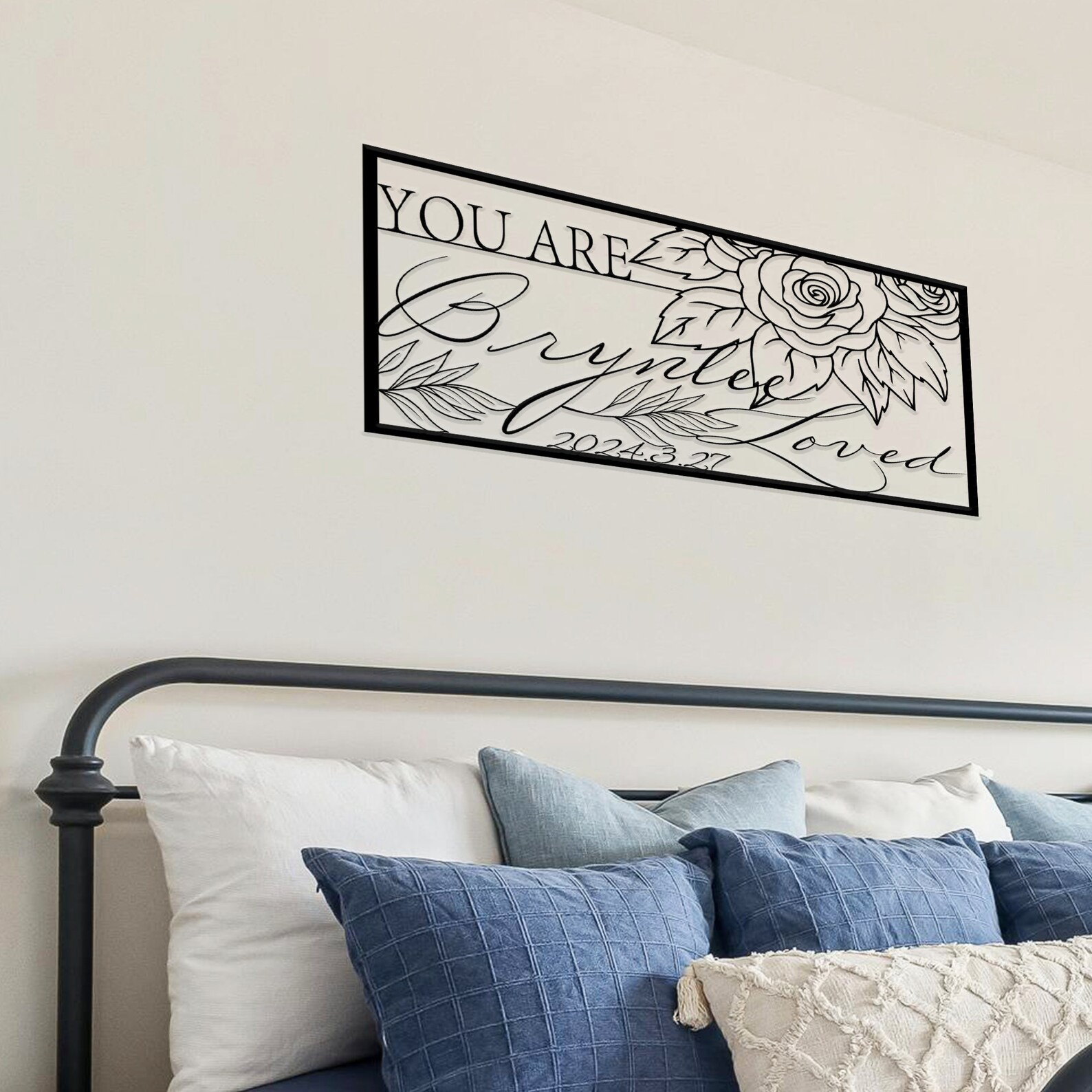 Custom Metal Wall Decor, Home Sign Personalized, Custom Laser Logo Sign ...