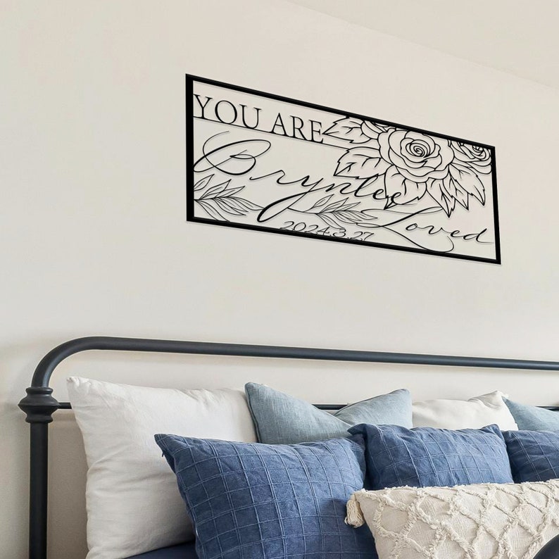 Custom Metal Wall Decor, Home Sign Personalized, Custom Laser Logo Sign ...