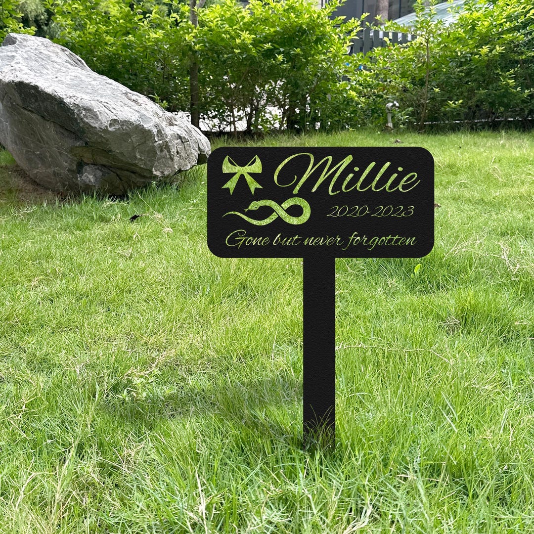 Pet Grave Markers, Personalized Pet Memorial Stake, Pet Snake With ...