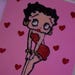 Betty Boop Rhinestone Canvas Art 28x36cm - Etsy
