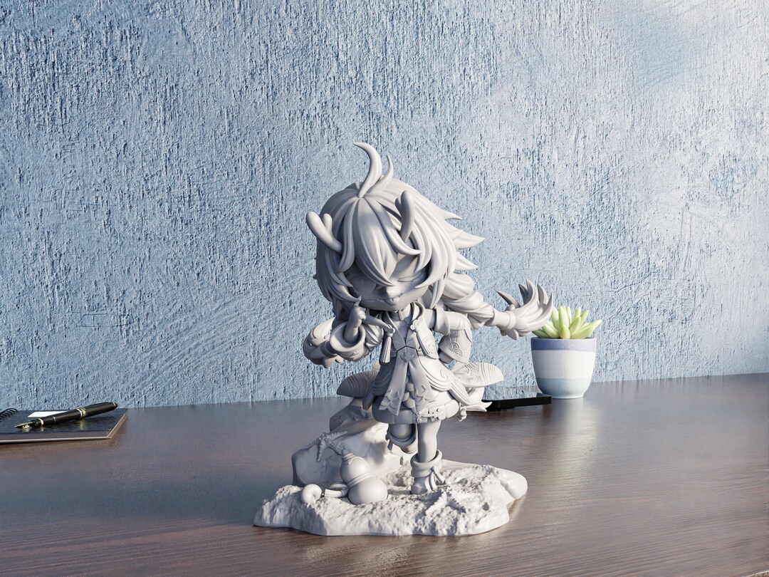 Bailu Statue, 3D Print Resin Kit, Anime Model, Character Figure ...