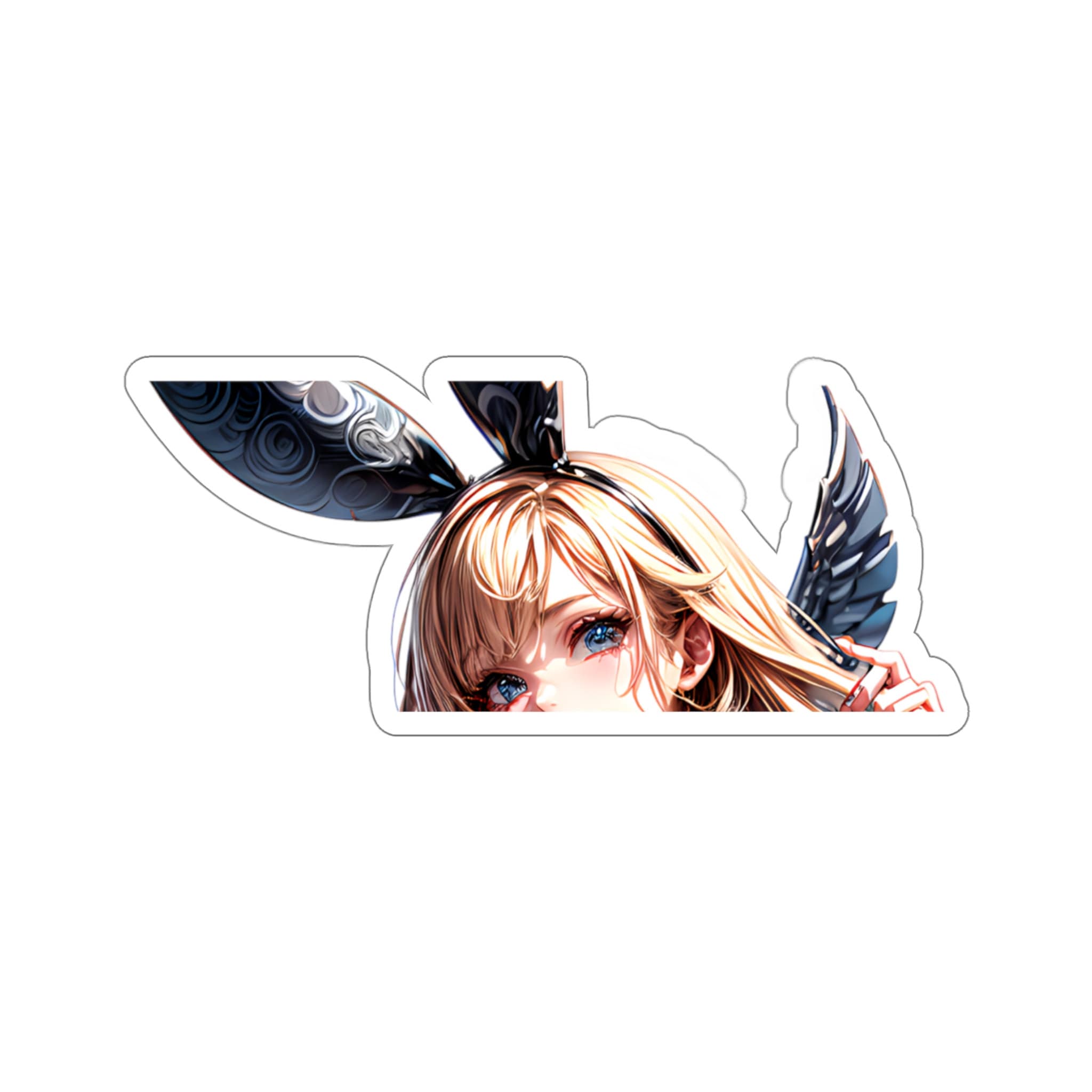 Waifu Original Anime Bunny Girl Sticker Kiss-cut Vinyl Decal - Etsy