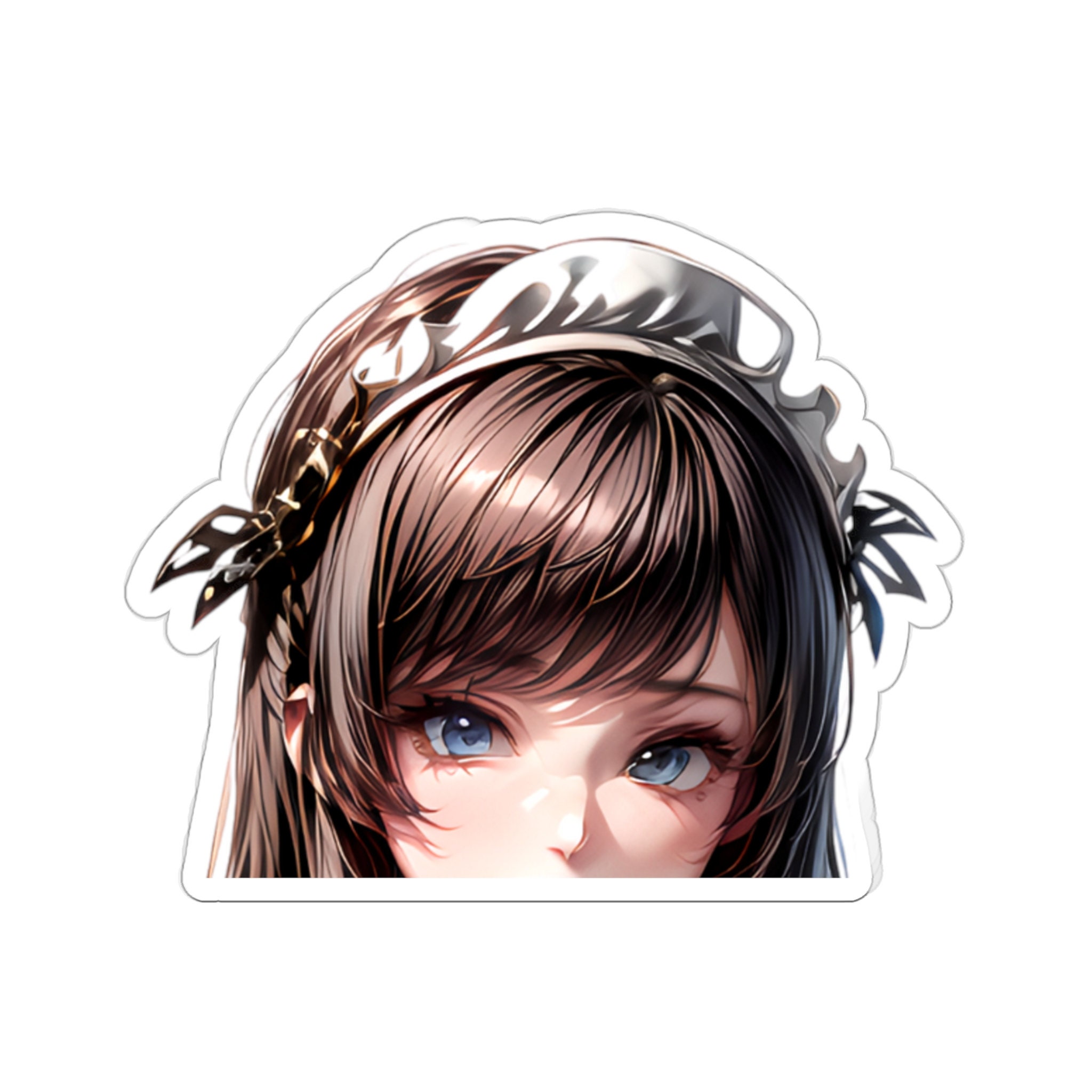 Original Anime Waifu Maid Girl Sticker Kiss-cut Vinyl Decal - Etsy