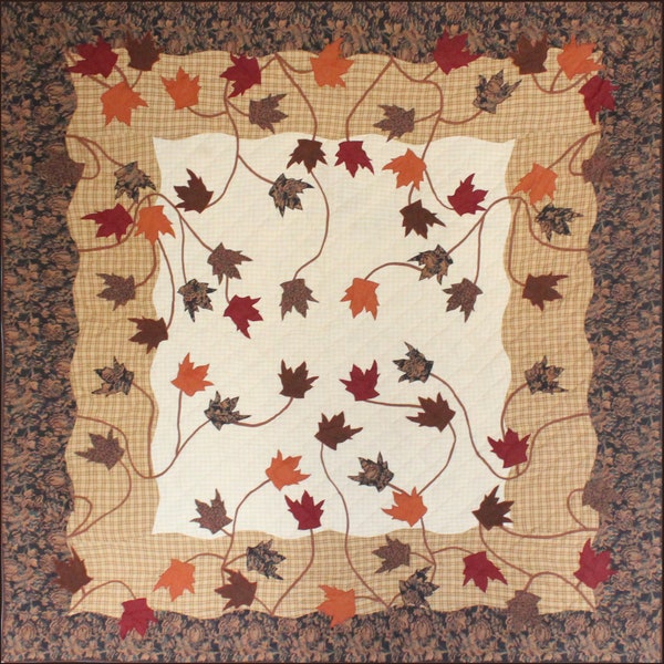 Autumn Leaves Quilt - Etsy