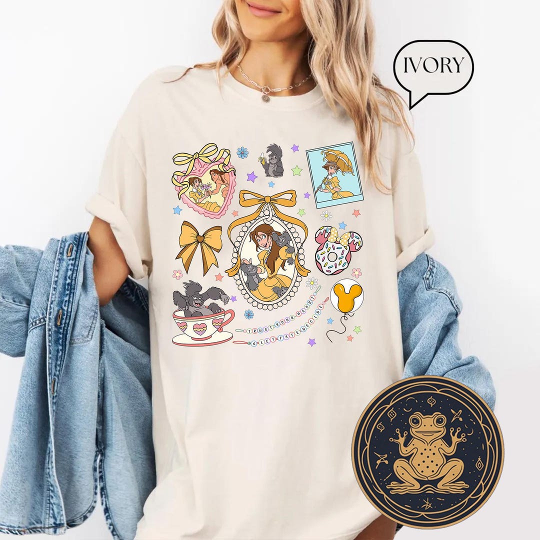 Coquette Bow Disney Lady Jane Porter Mirror Shirts, Jane X Tarzan ...