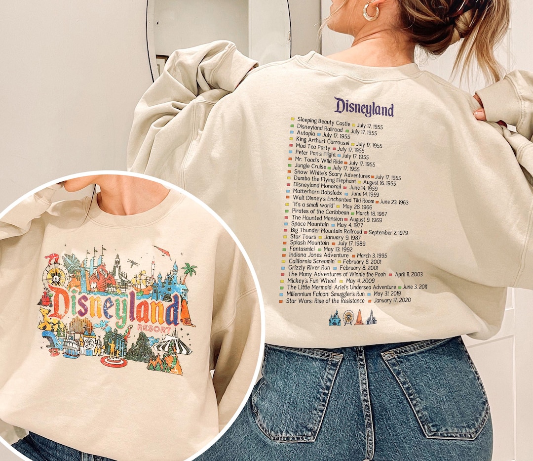 Vintage Disneyland Resort Comfort Colors Shirt - Est 1955 - Etsy