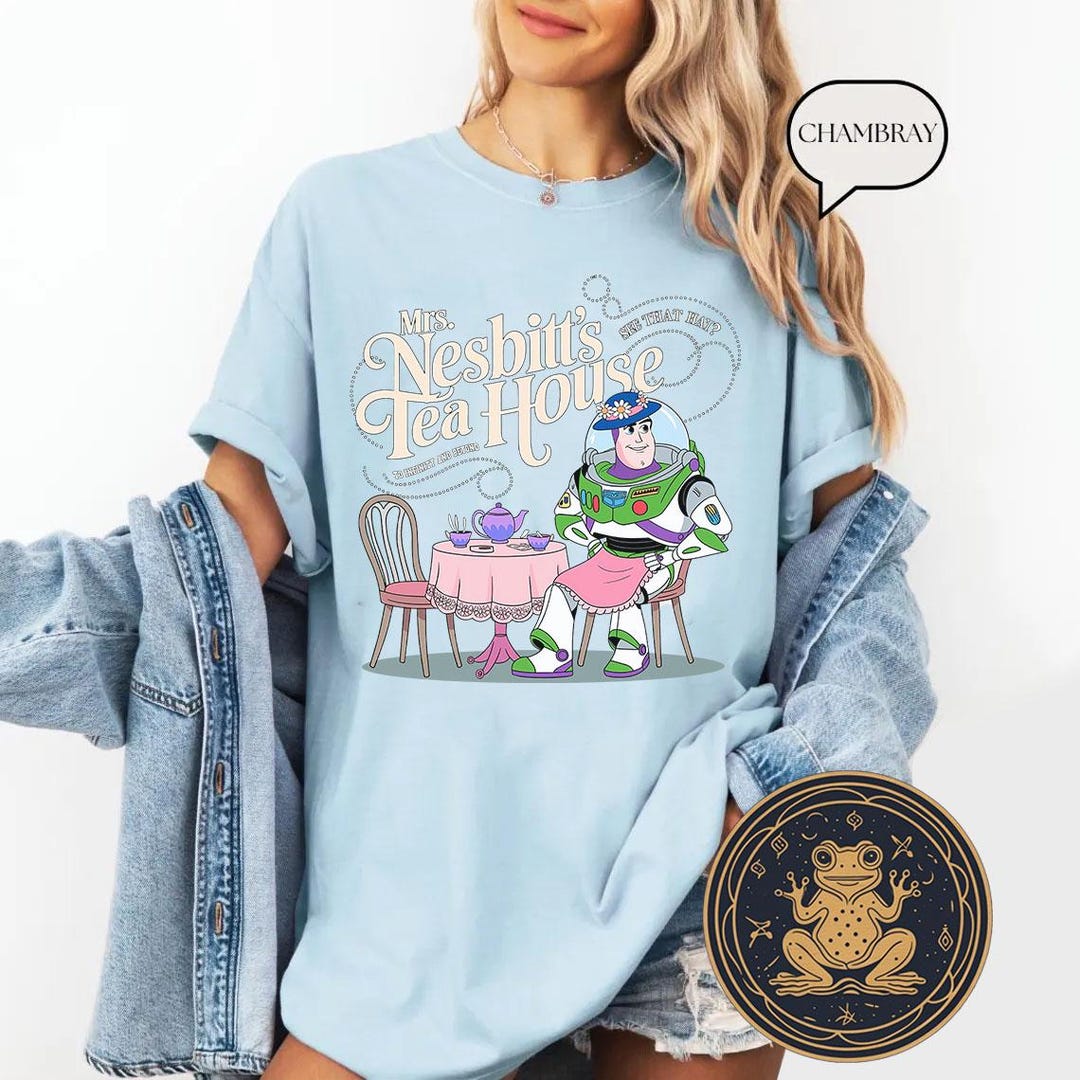 Retro Mrs. Nesbitt’s Tea House Shirt, Disney Toy Story Tea Room T-shirt ...