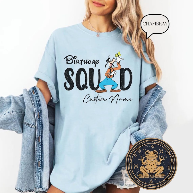 Retro Disney All Character Birthday Shirt, Disneyland Birthday Squad ...