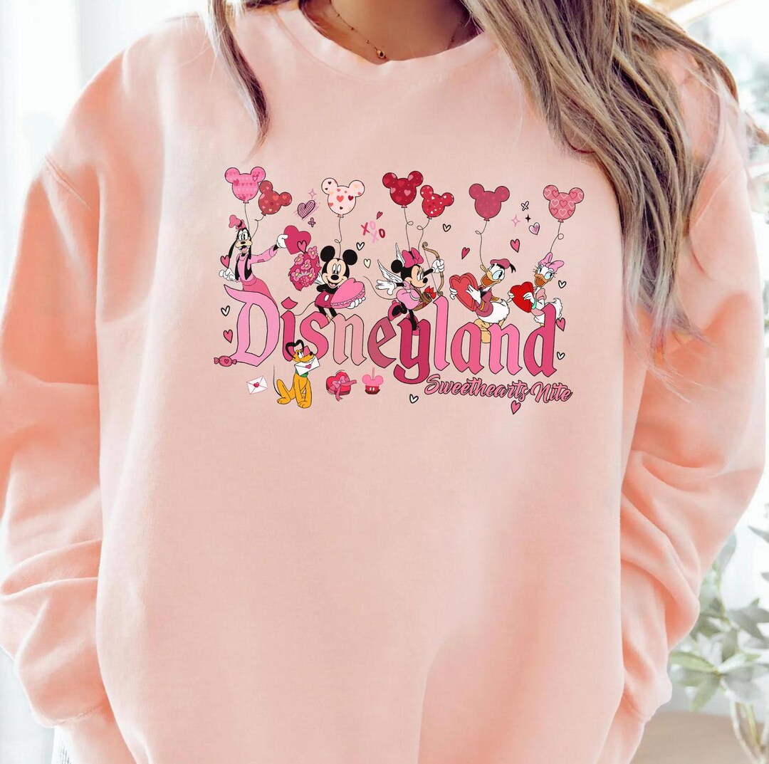Disneyland Hearts Comfort Colors® ,disneyland Sweethearts Shirt, Mickey ...