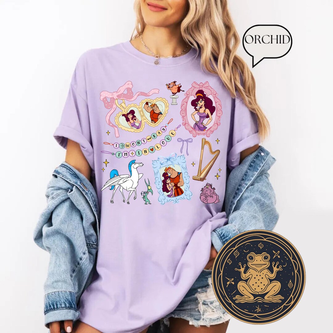 Custom 90's Disney Megara Hercules Shirt, Greek Myth Princess Shirt ...