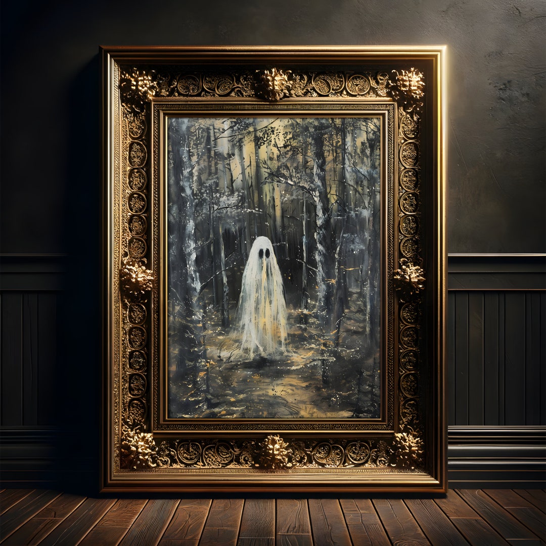 Little Forest Spirit Painting, Art Print Poster, Gothic, Fantasy Wall ...