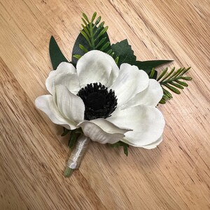 Wedding Bouquet White Anemone Wedding Ivory Anemone Cascade Bouquet ...