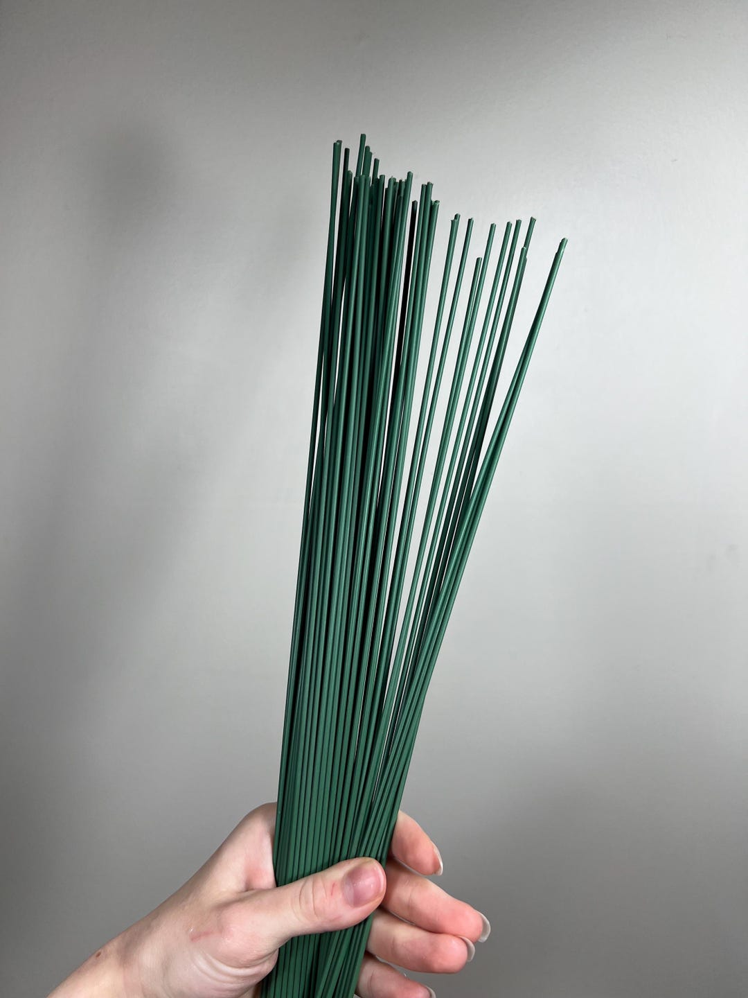 Flower Stem Wire for Flower Heads Green DIY Bouquet Stem Diameter 2 Mm ...