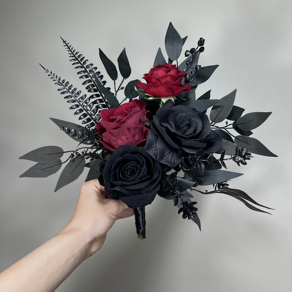 Black Bouquet - Etsy